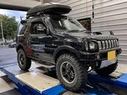 JB23ジムニー持ち込みリフトアップキット＆バンパーガード装着｜グーネットピット